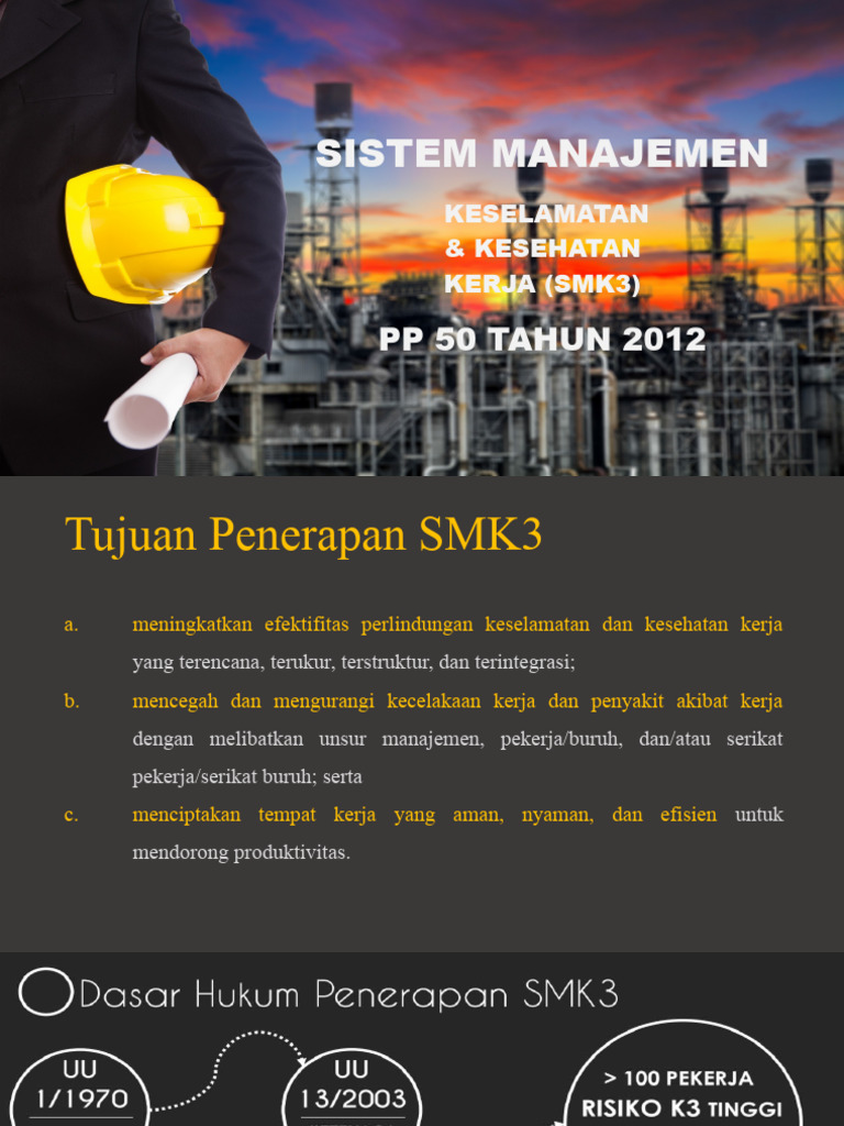 Smk3 PP 50 Tahun 2012 | PDF