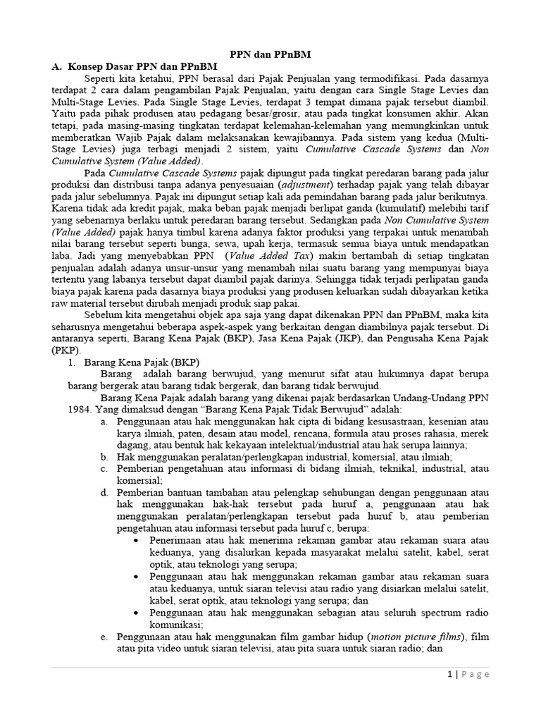 PPN Dan PPNBM | PDF