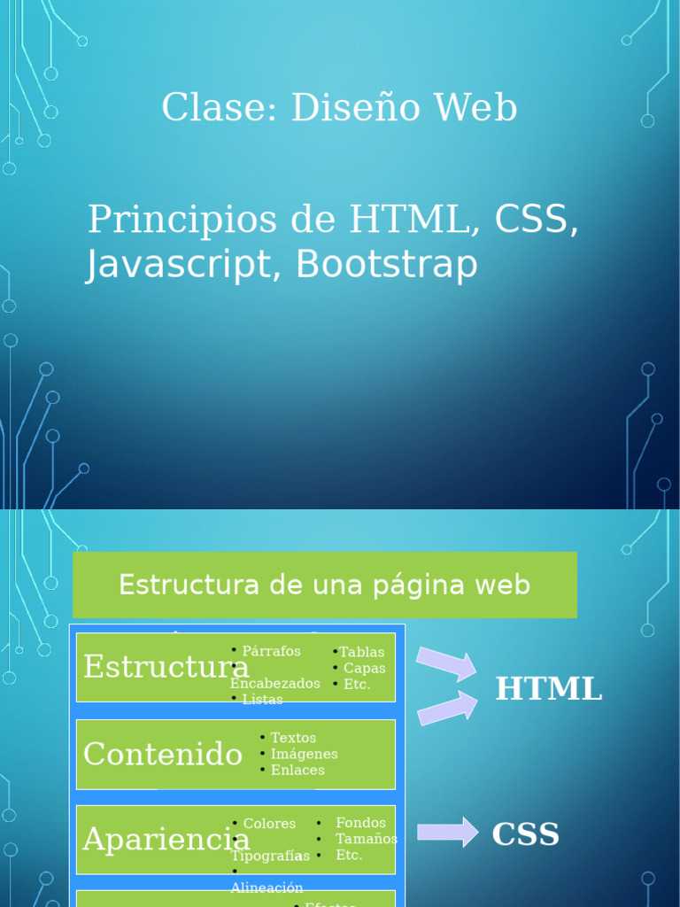 HTML Pricipios | PDF | HTML | Diseño web