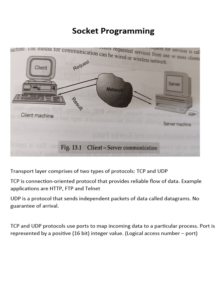 Socket Programming | PDF