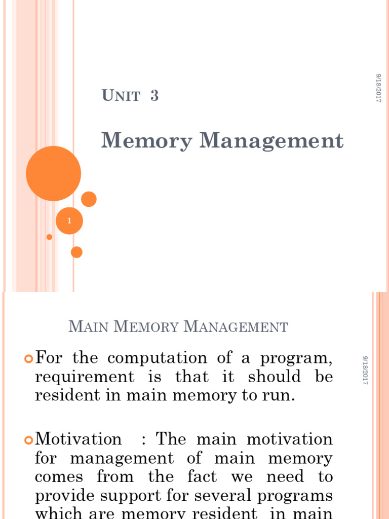OS Unit 3 | PDF | Computer Data Storage | Computing