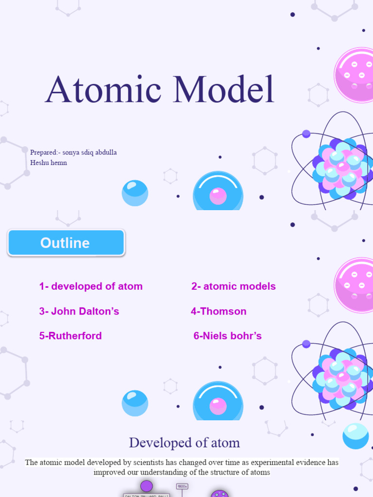 Atomic Model | PDF | Atoms | Electron