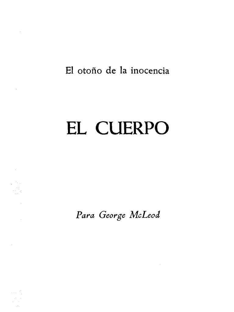 El Cuerpo | PDF