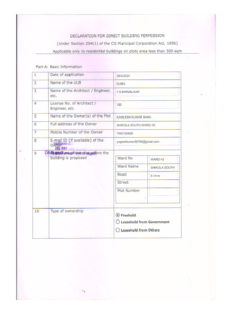 Direct Building Permission | PDF