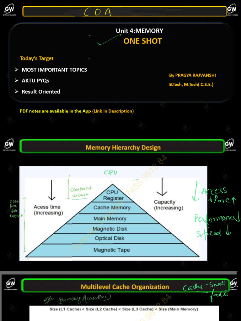 COA_U_4_ONE_SHOT_NOTES_6e9c9f83_6c3a_40ec_afdb_4d22f61f8368_1 | PDF ...