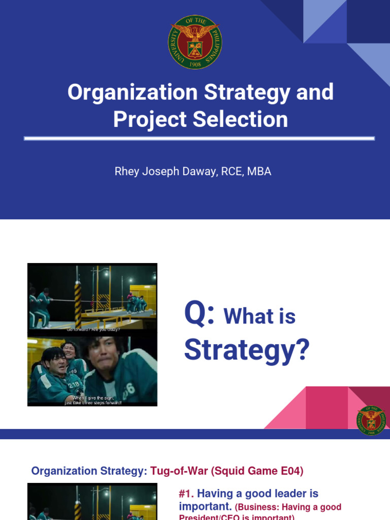 04 - BA 106 - RSD - Organization Strategy and Project Selection | Download Free PDF | Strategic ...
