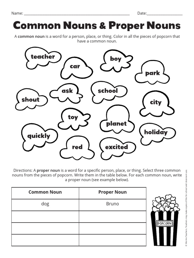 We Are Teachers Grammar Worksheet Bundle | PDF | Noun | Plural