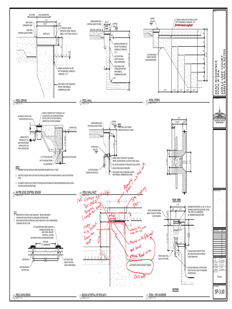 Spillway Detail | PDF | Tile | Water