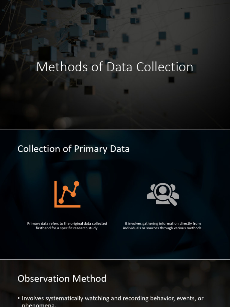 04.methods of Data Collection | PDF | Survey Methodology | Data