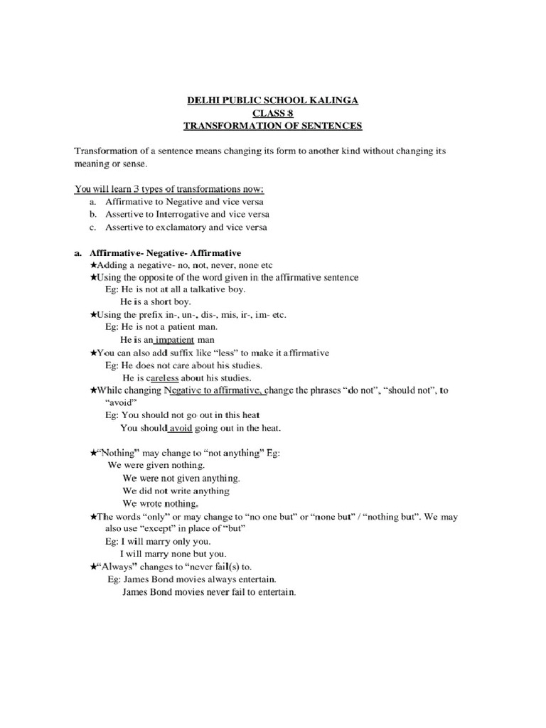 English Notes Grammar | PDF