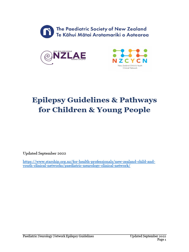 Epilepsy Guidelines 2022 | PDF | Epilepsy | Neurology