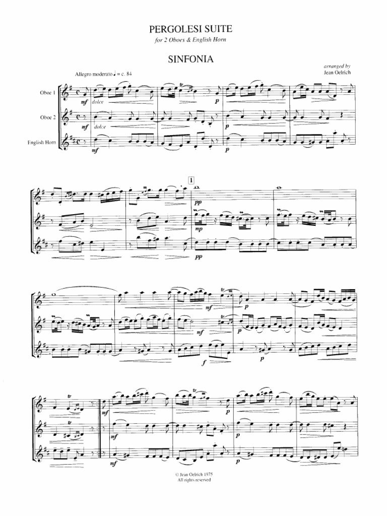 Pergolesi Suite Partitura | PDF