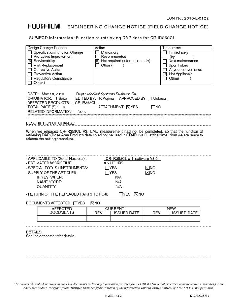 Information - Function of Retrieving DAP Data For CR-IR358CL | PDF ... Information - Function of Retrieving DAP Data For CR-IR358CL | PDF ...