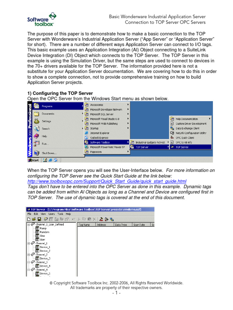 AppServerBasic TOPServer | Download Free PDF | Application Software | Server (Computing)