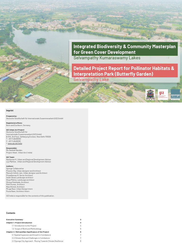 Task 2 - Masterplan & DPR - Green Cover Development and Butterfly ...