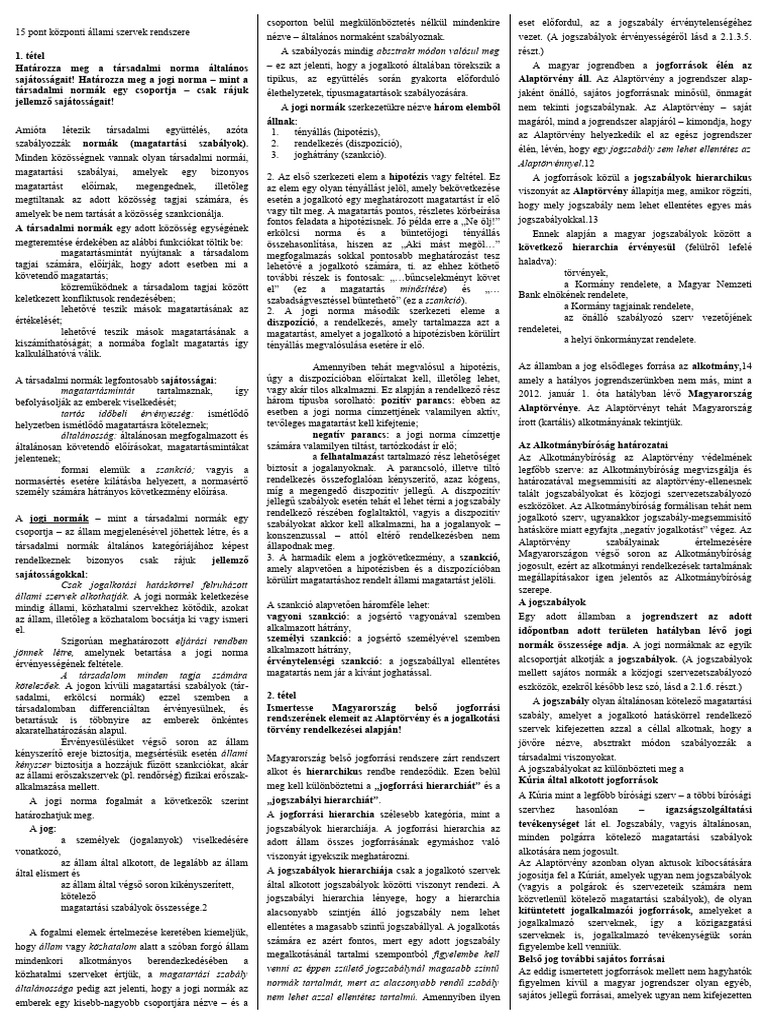 Puska II. Modul Írásbeli 15 Pontos Hasáb | PDF