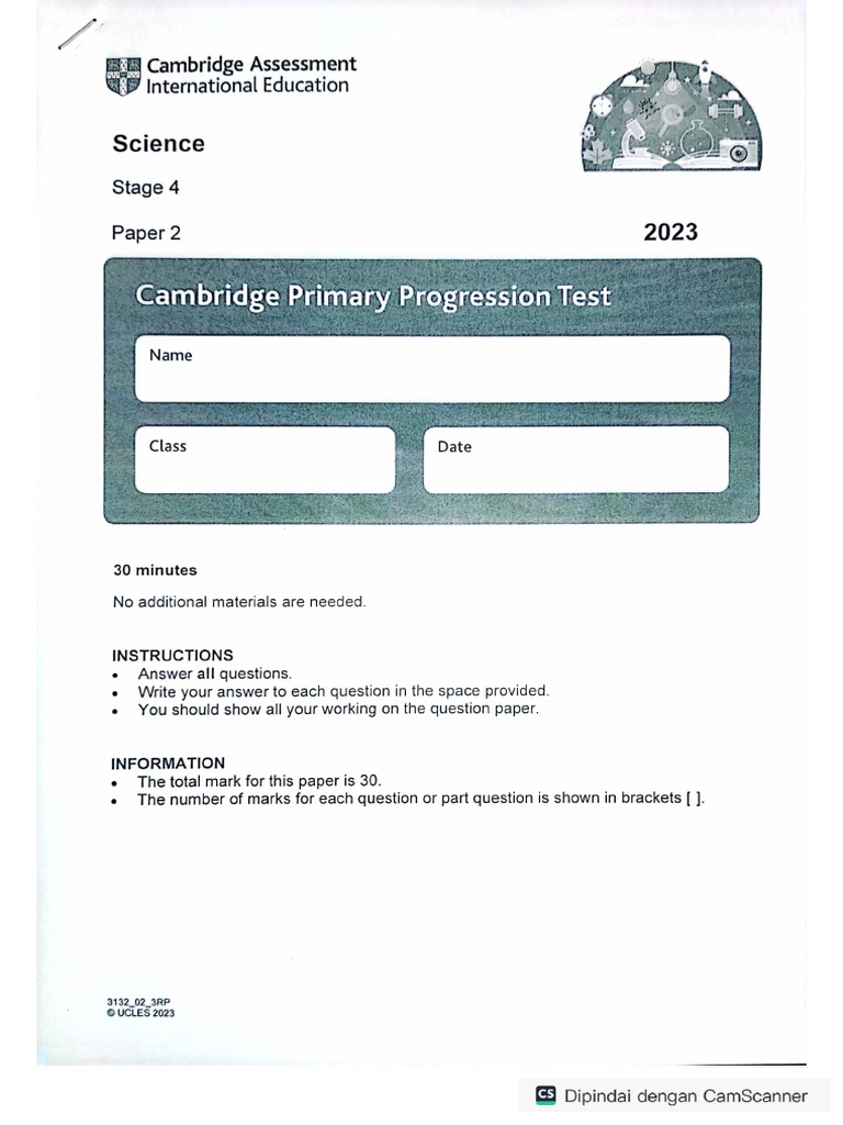 Science Grade 4 Paper 2 2023 | PDF