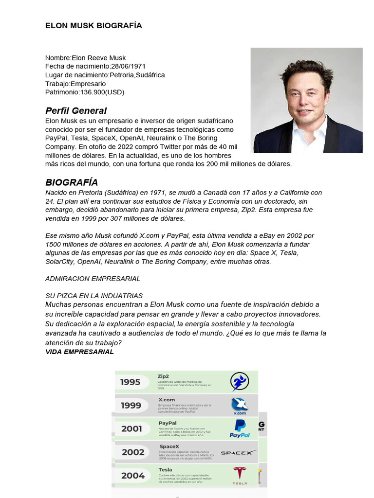 Elon Musk | PDF | Elon Musk