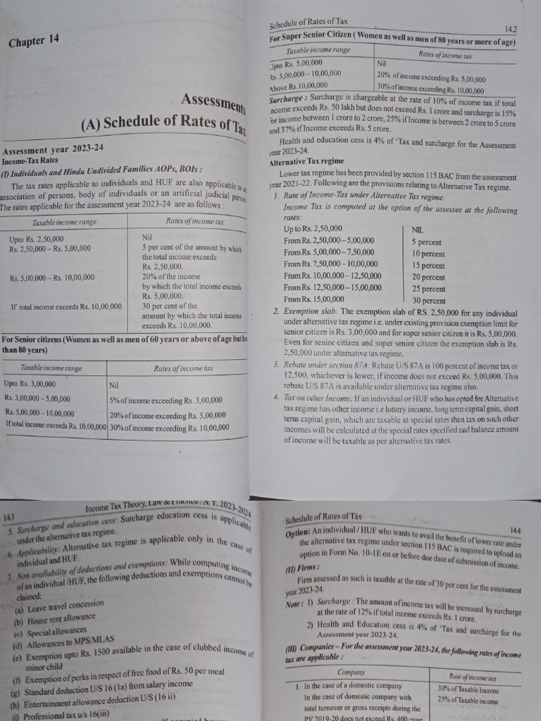 Income Tax | PDF