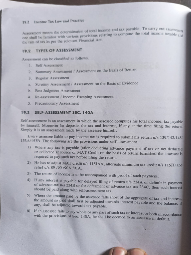 Income Tax-II 5th Unit | PDF | Tax Refund | Taxes