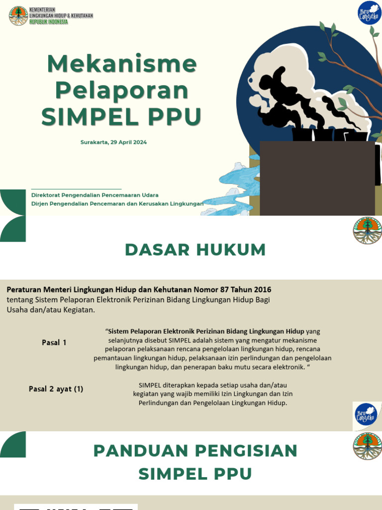 Tata Cara Pengisian SIMPEL PPU 2024 | PDF