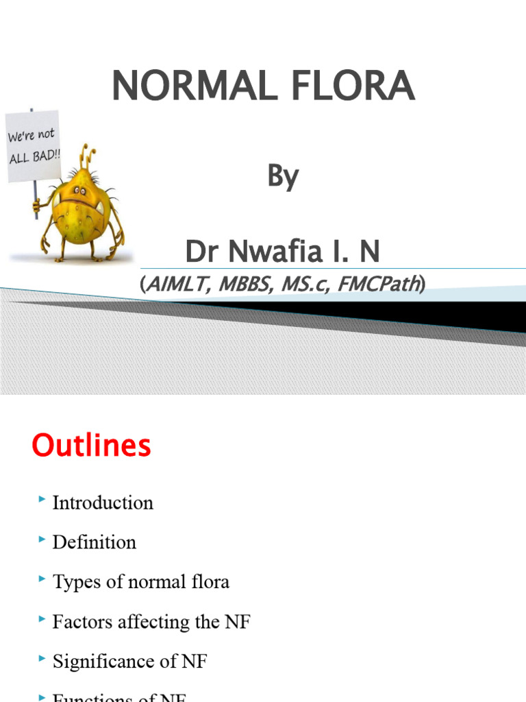 1. NORMAL FLORA | PDF | Clinical Medicine | Biology