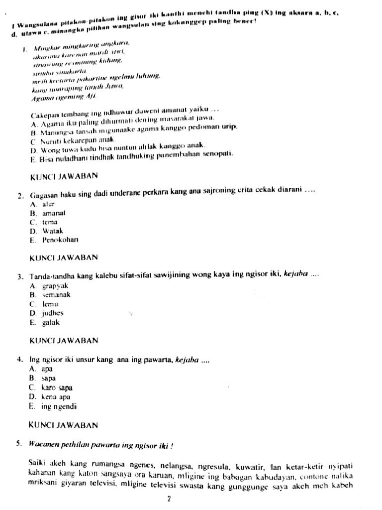 BHS Jawa 12 | PDF