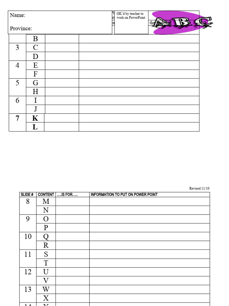 5 Abc - Information - Gathering - Sheet | PDF