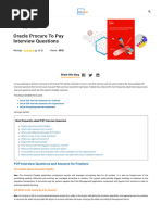 Internal Audit Procure To Pay P2P Cycle | PDF | Audit | Business