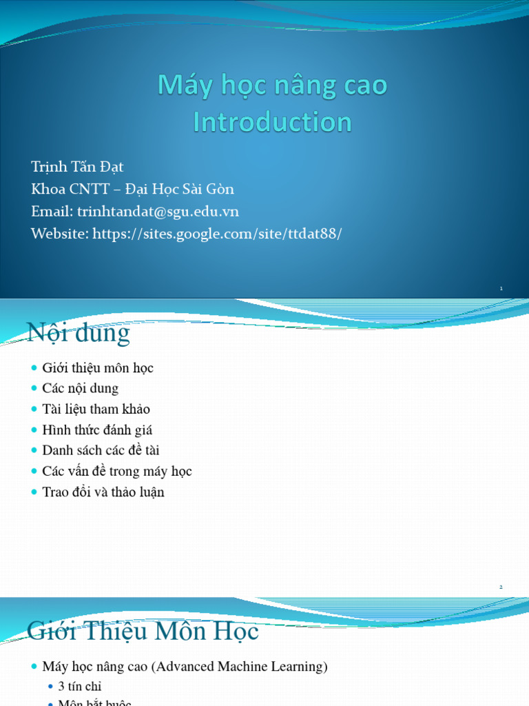 1 Introduction ML 2022 | PDF