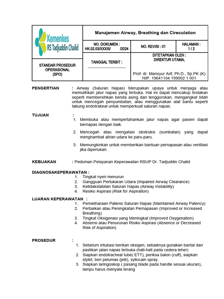 Template Spo New | PDF