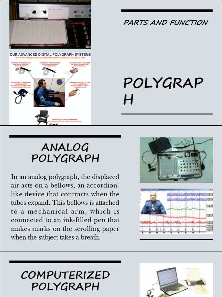 Parts of A Polygraph Machine | PDF | Equipment