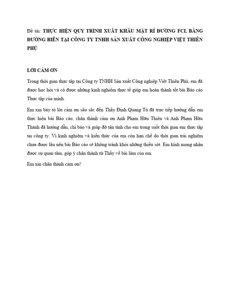 Báo Cáo TTTN HTTV 1 | PDF