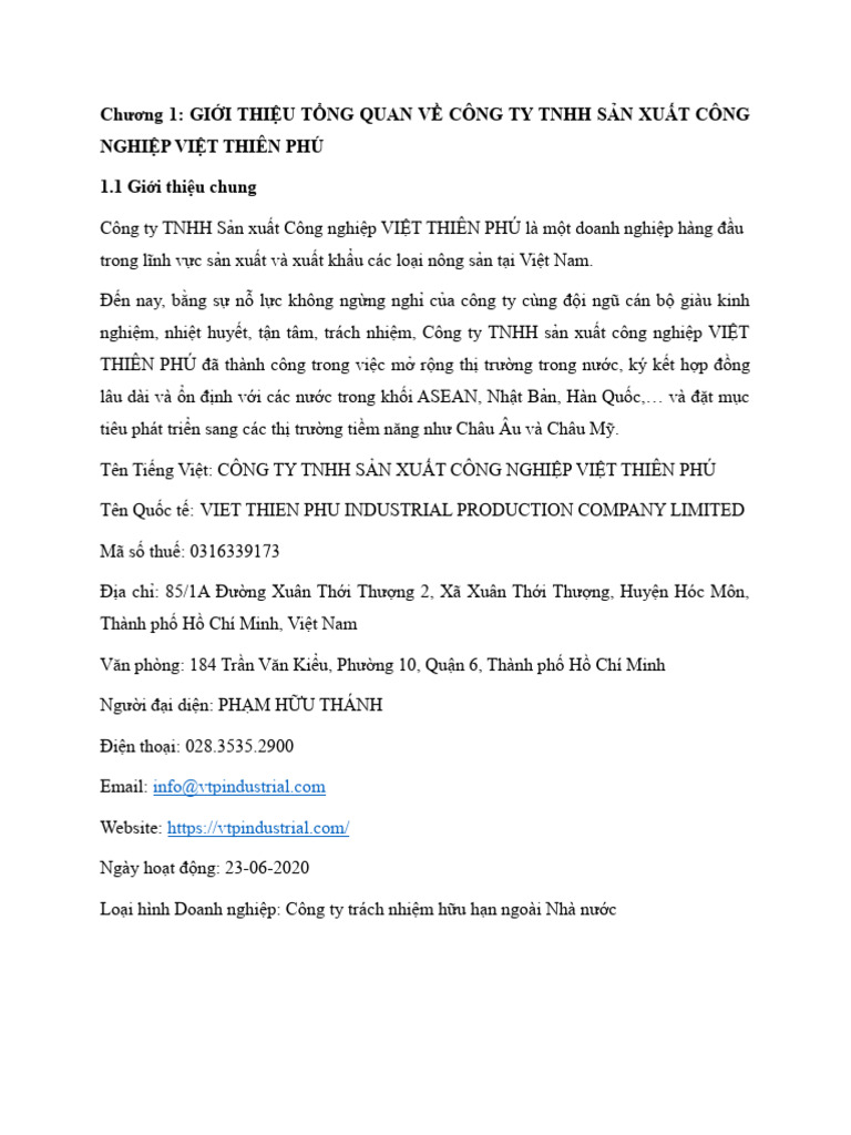 Báo Cáo TTTN HTTV | PDF