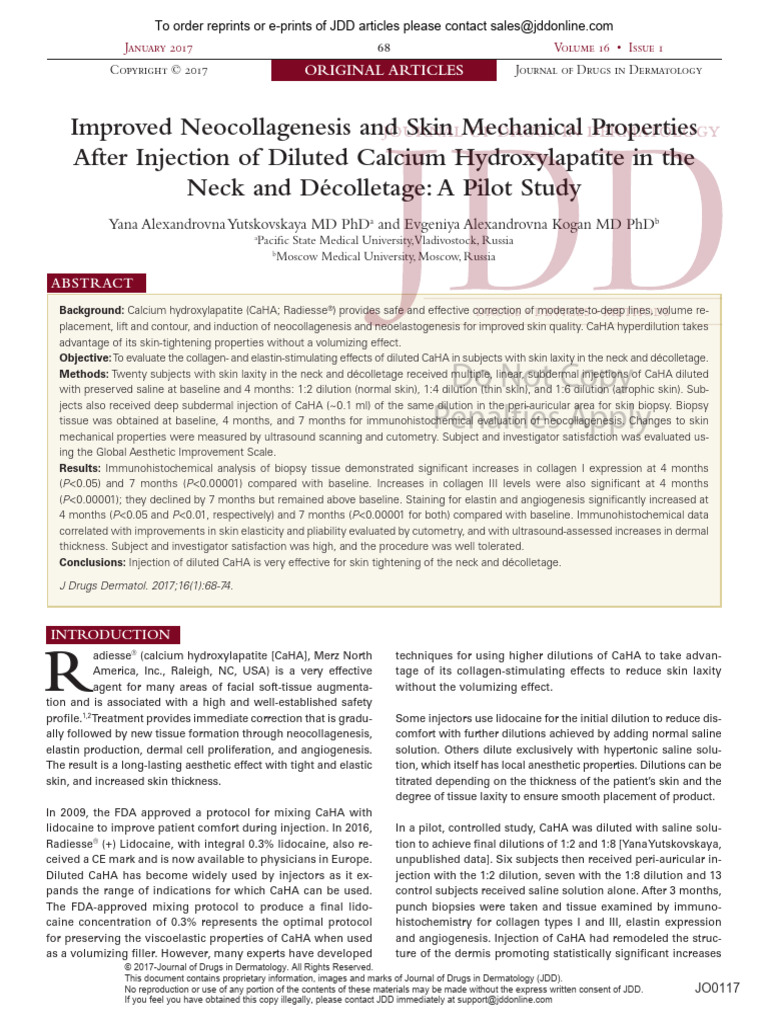 Yutskovskaya - 2017 - J Drugs Dermatol | PDF | Clinical Medicine ...