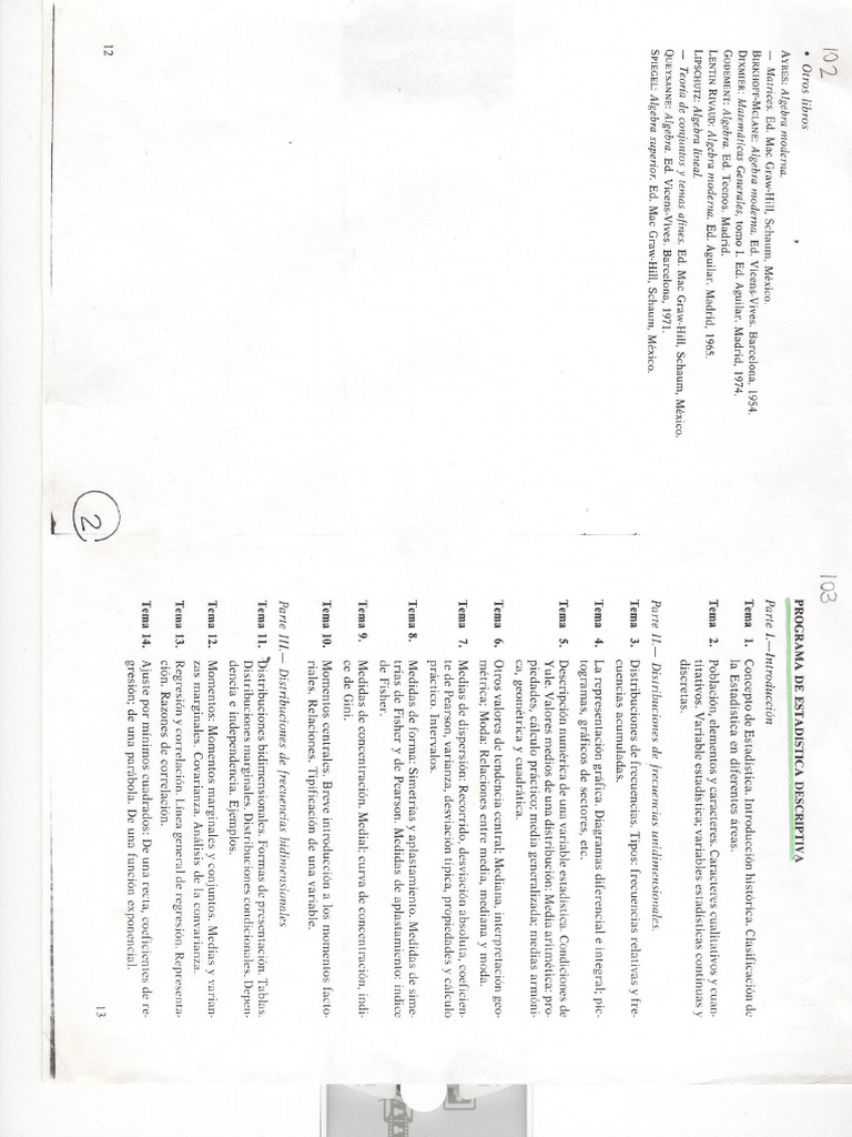 12 2016 07-21-102 103 Algebra Líneal y Estadística Descriptiva | PDF