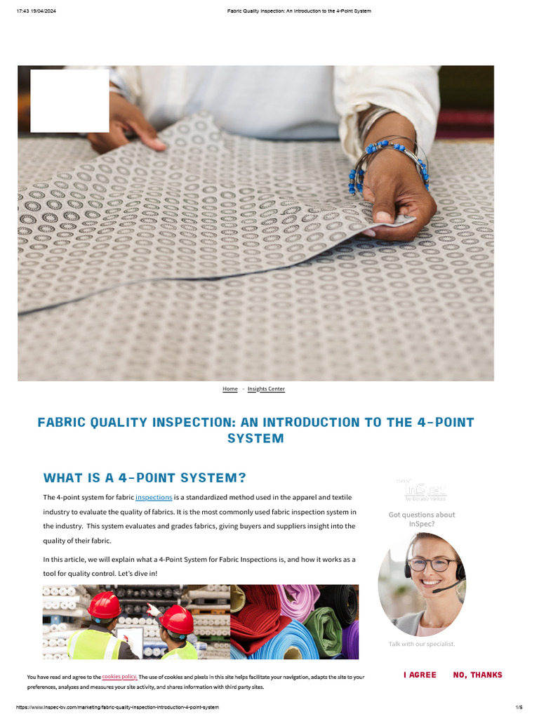 Fabric Inspection 4-Point System Guide | PDF | Textiles