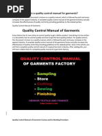 Sop in Merchandising | PDF