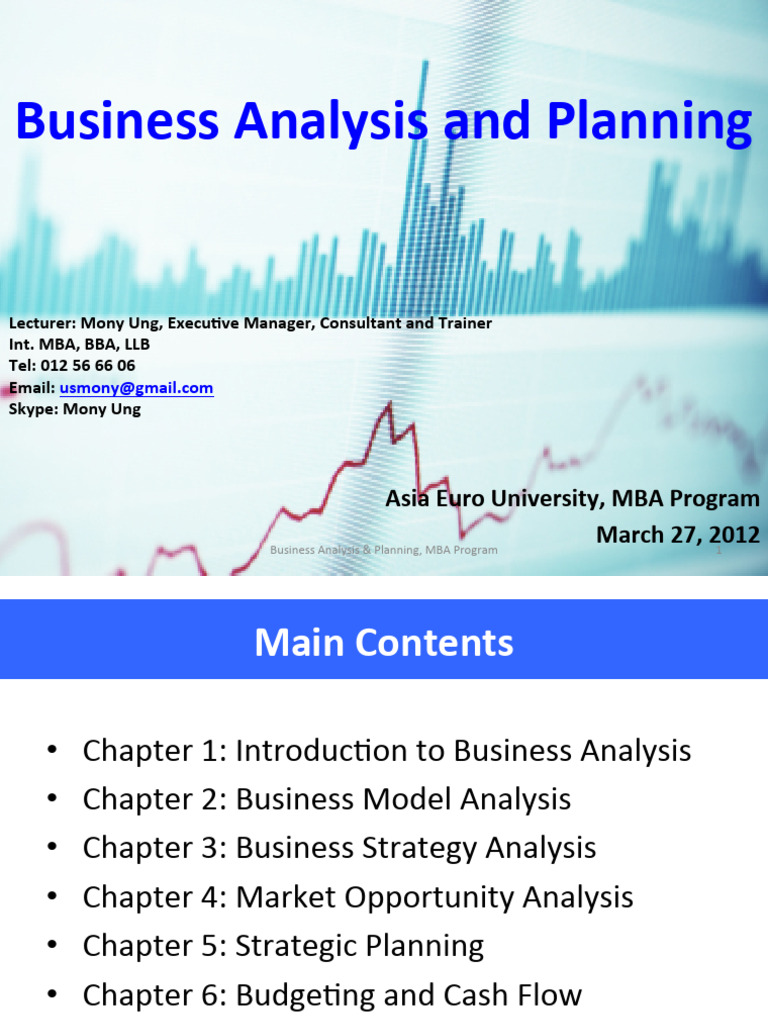 MBA Business Analysis Overview | PDF | Market Segmentation | Business