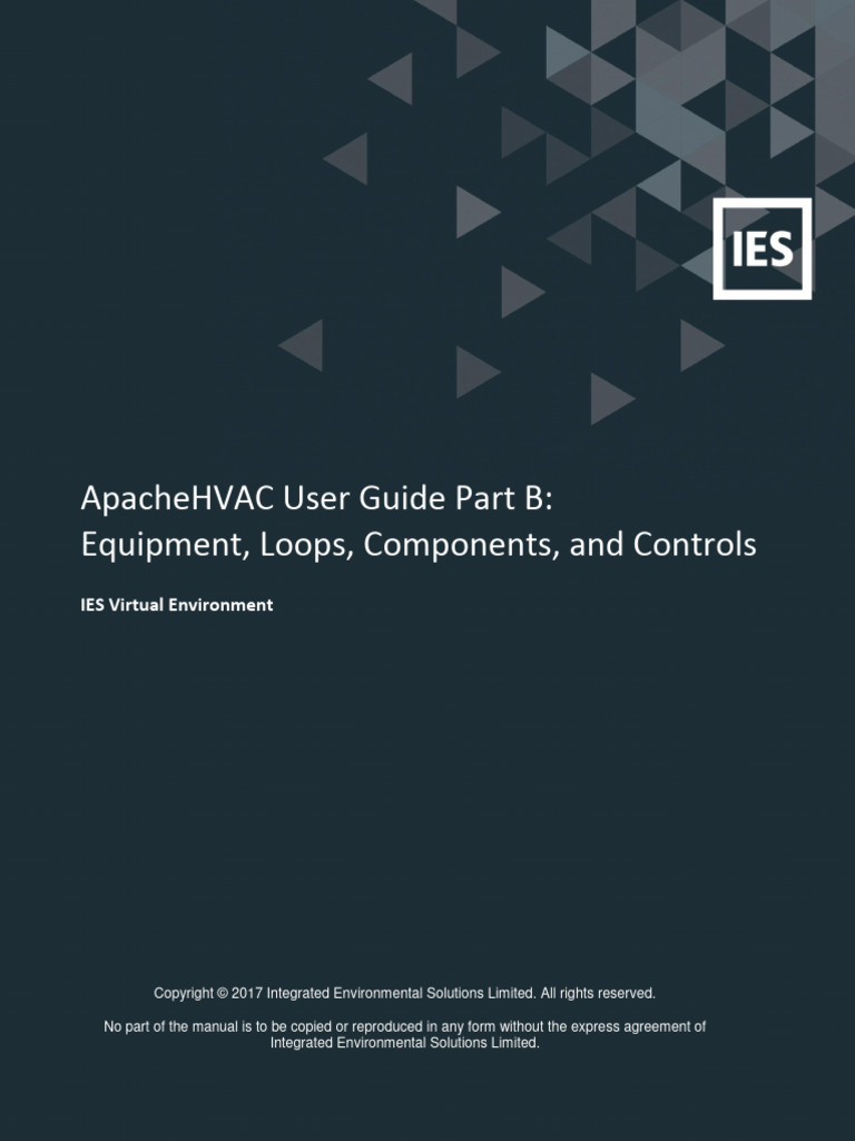 ApacheHVAC Part B - Equipment, Loops, Components, and Controls | PDF ...