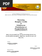 EPP 5 Q4 WEEK 2 LESSON 2 Kagamitan at Kasangkapan Sa Gawaing-Kahoy ...