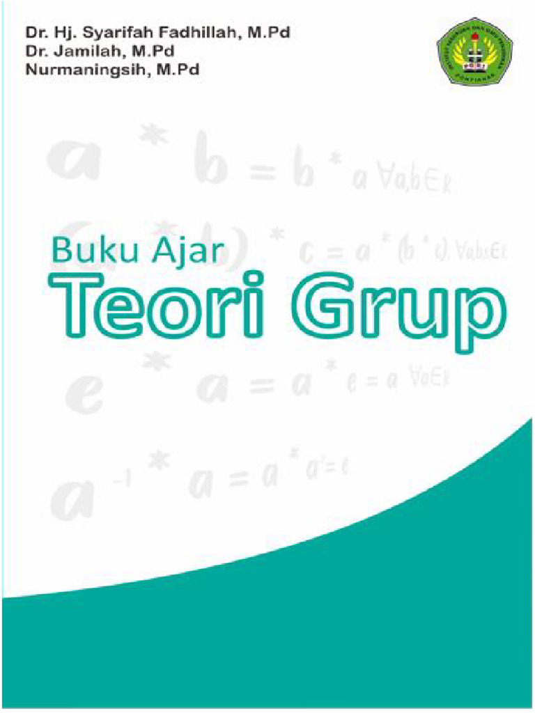 Bahan Ajar Teori Grup | PDF