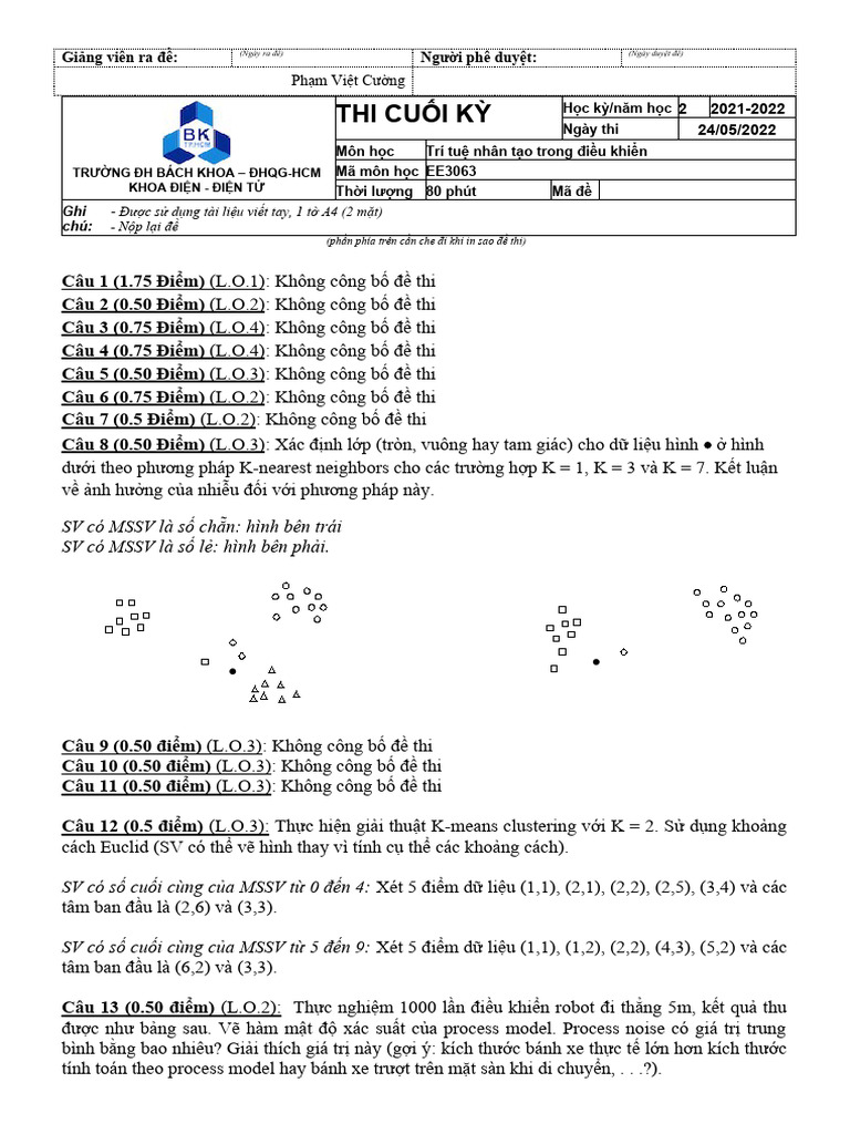 AI - EE3063 - HK212 Short | PDF