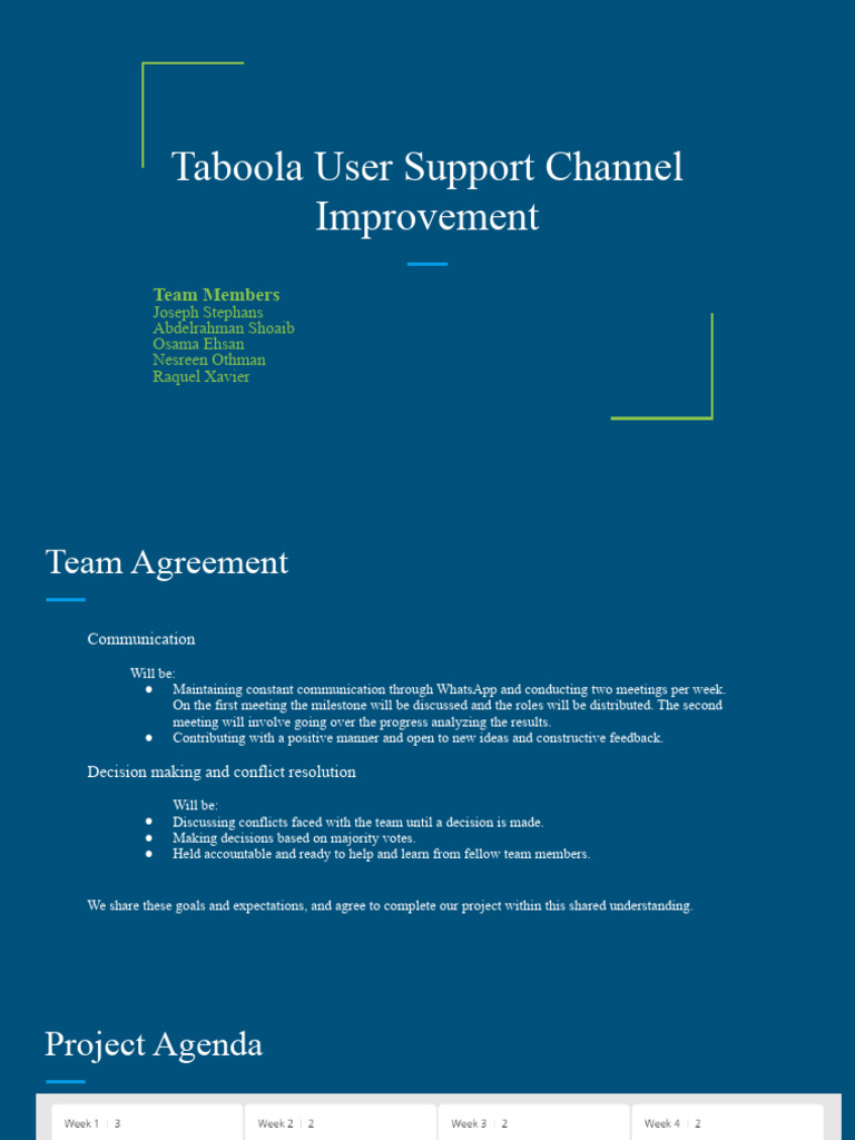 Taboola Kickoof Presentation Example D5 - 1 | PDF | Business