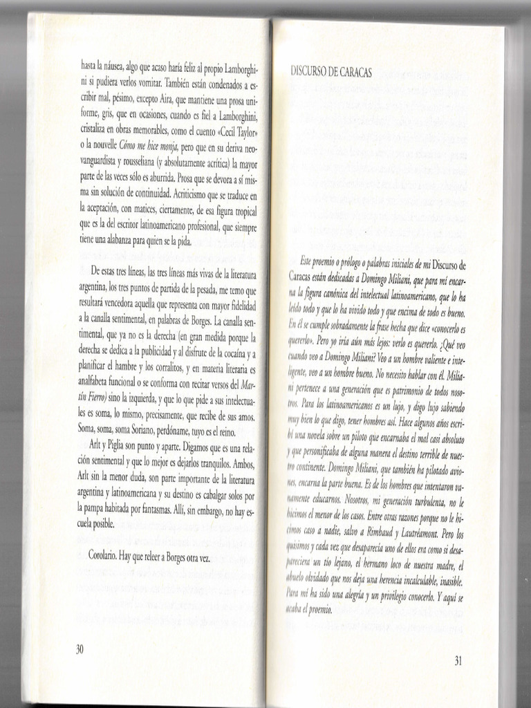 Bolaño Caracas Gedraaid | PDF