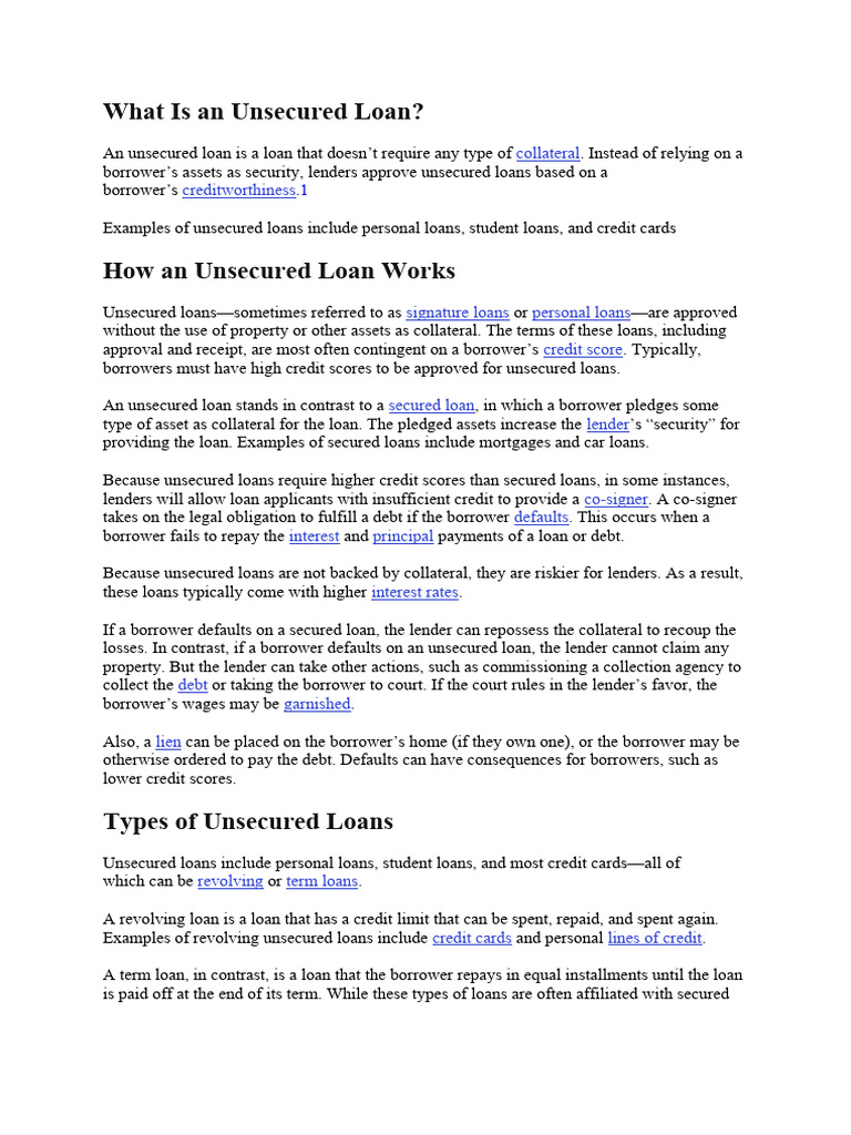 Money and Banking Assignment | PDF | Loans | Credit