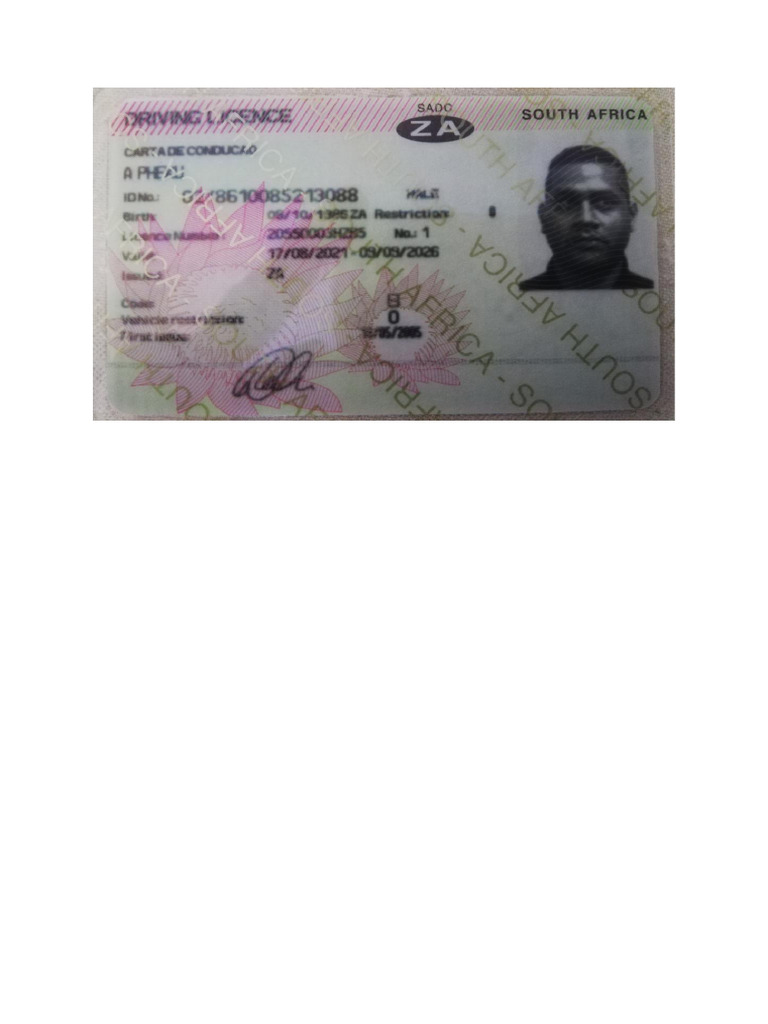Drivers Licence | PDF
