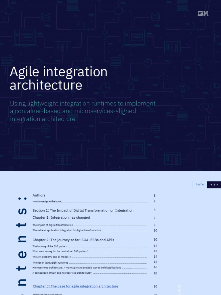 Ibm Agile Integration Architecture Pdf Service Oriented Architecture Cloud Computing