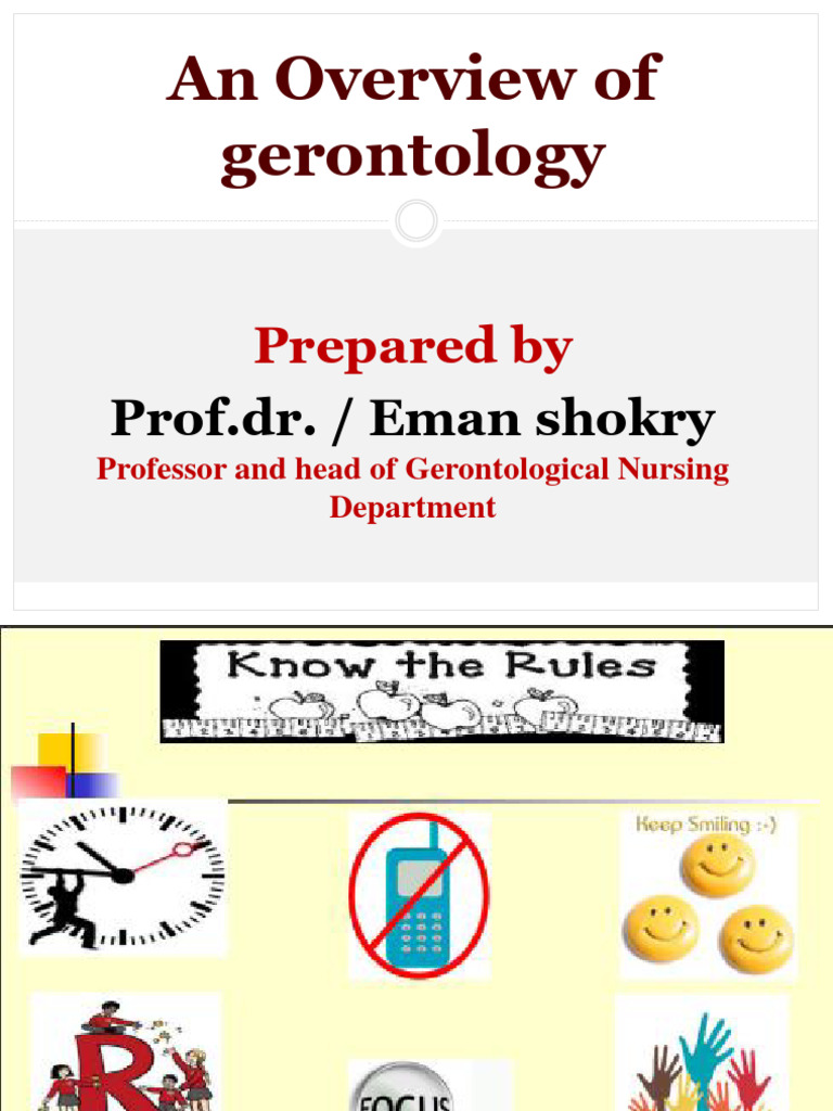 An Overview of Gerontology | PDF | Ageing | Gerontological Nursing