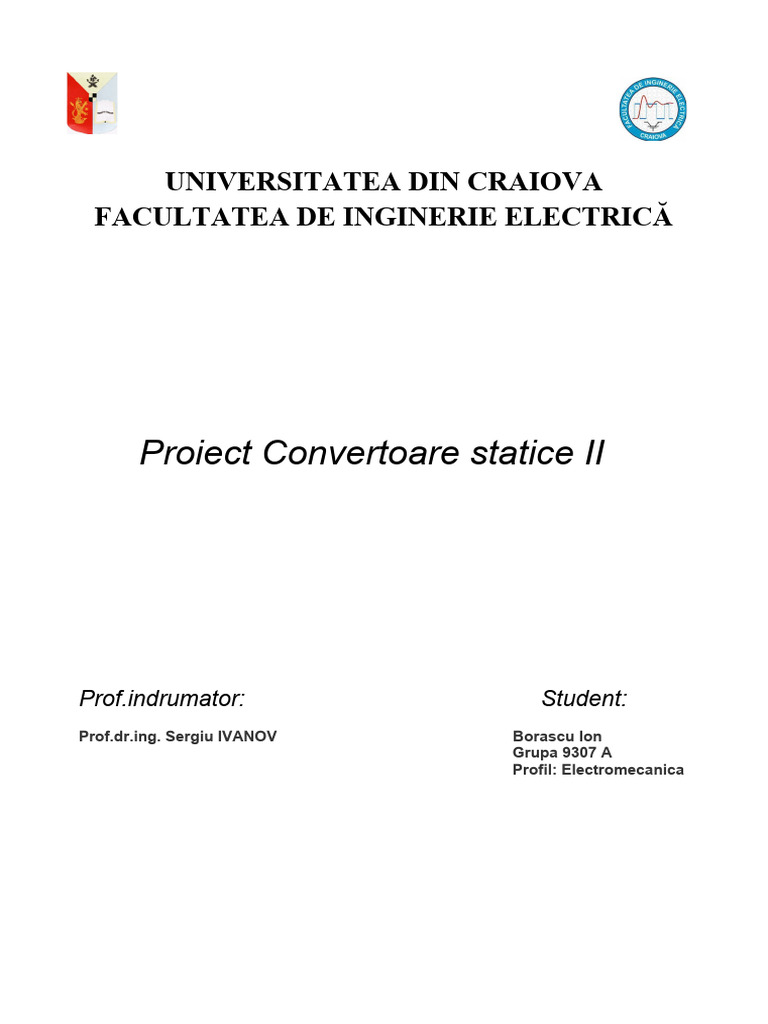 VTC Realizat Cu Tranzistor Comutator IGB | PDF